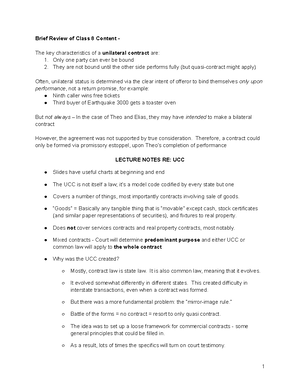 Ucc Article 2 Hypotheticals And Contract Formation Explained Class 9