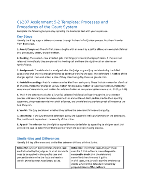 CJ 207 Project Two Template - CJ 207 Project Two Template Complete this template by replacing ...