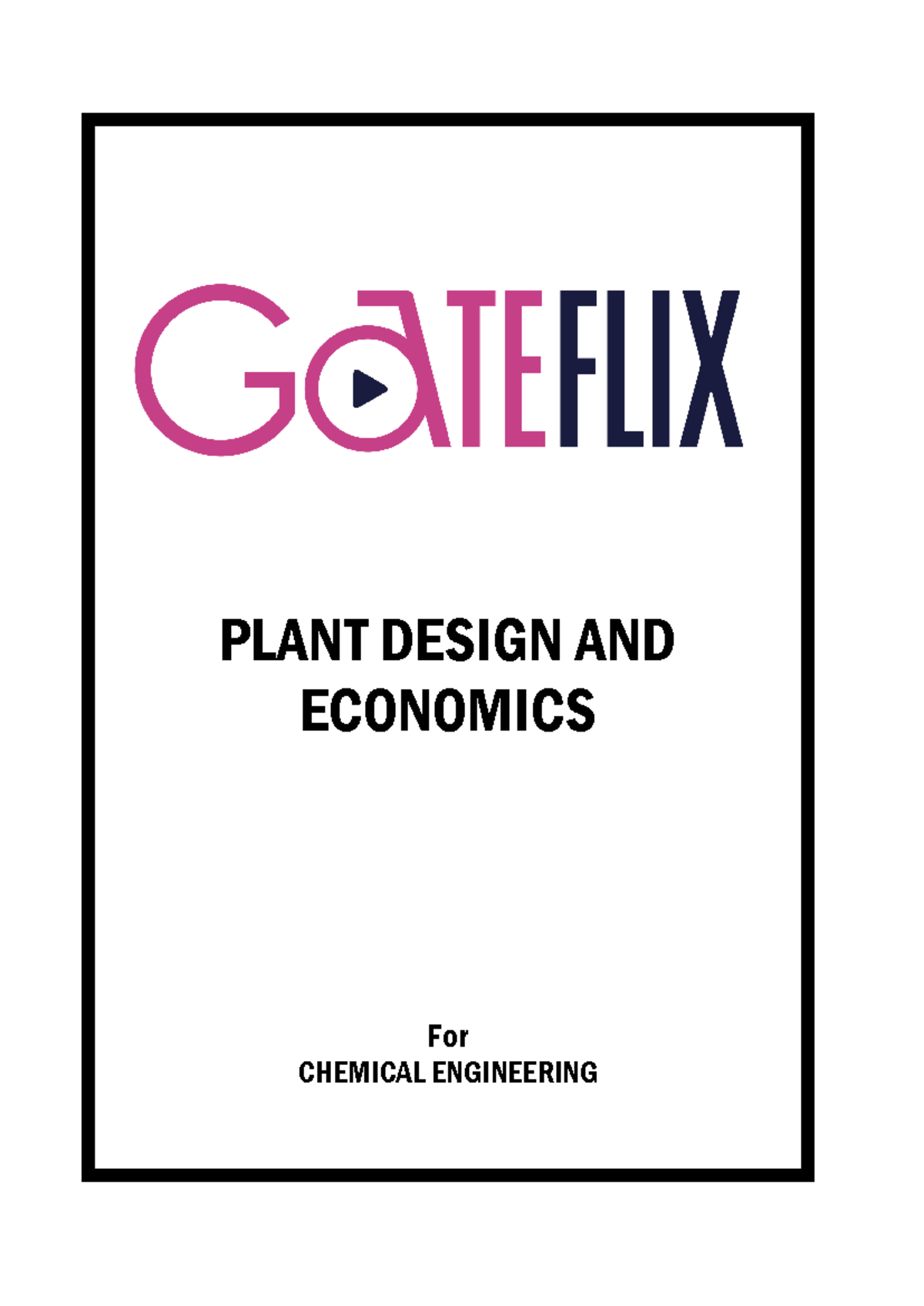 PDE: Plant Design & Economics for Chemical Engineering Insights - Studocu