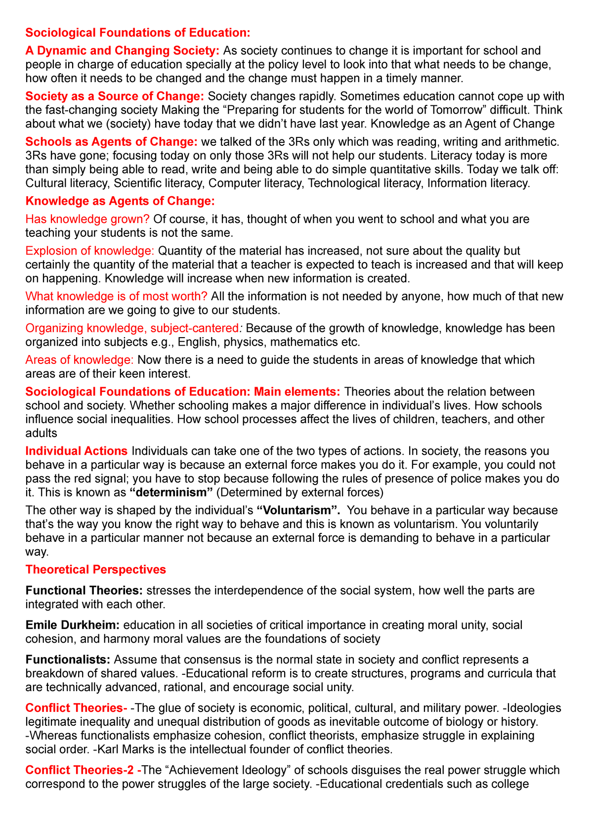 Edu101-Final Exam: Sociological Foundations of Education Insights - Studocu