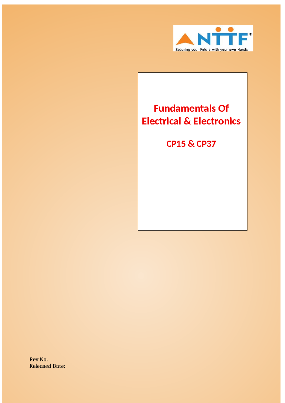 Fundamentals of Electrical Electronics CP15-CP37 Study Guide - Studocu