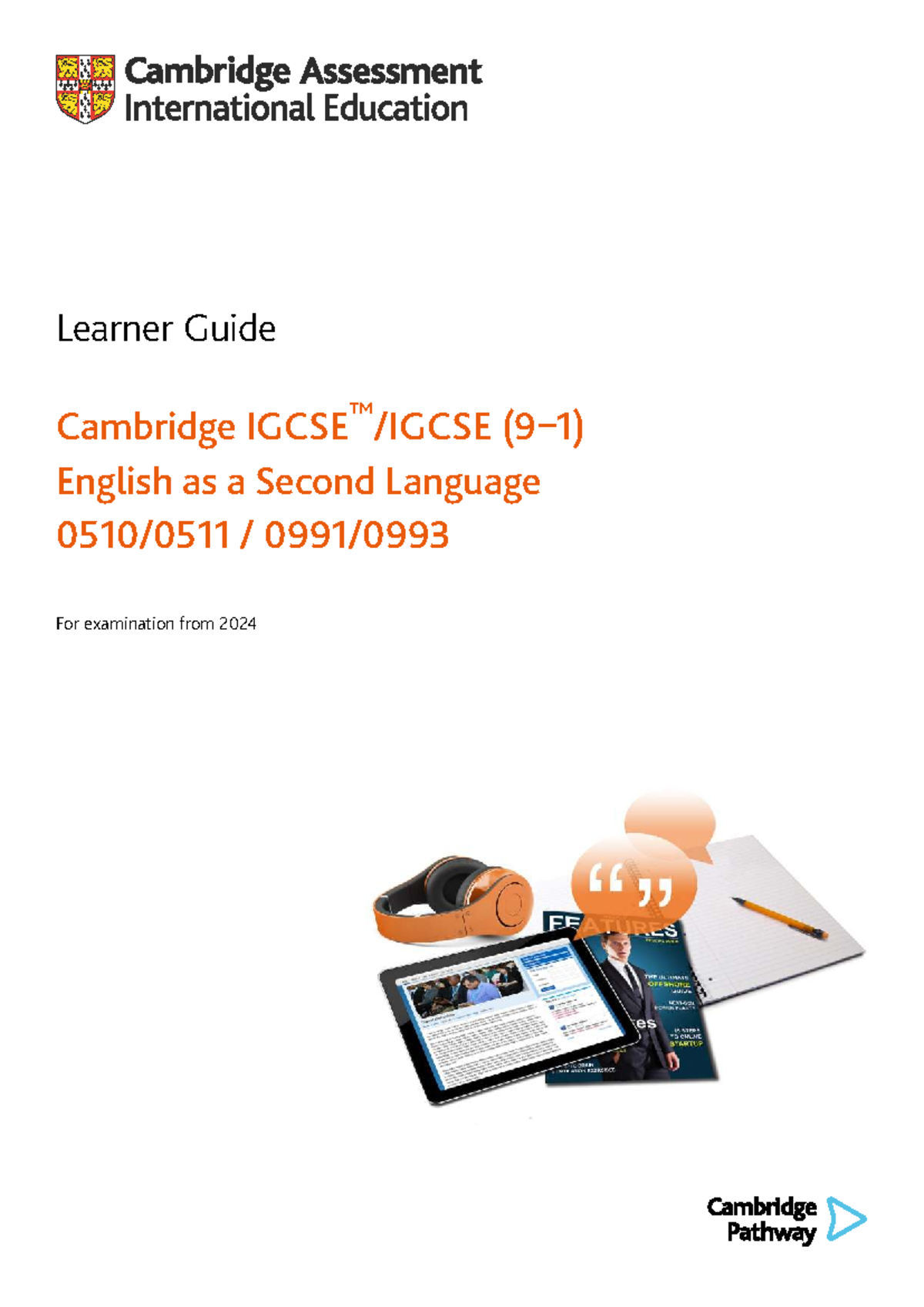 0510 Learner Guide: Cambridge English as a Second Language Exam Prep ...
