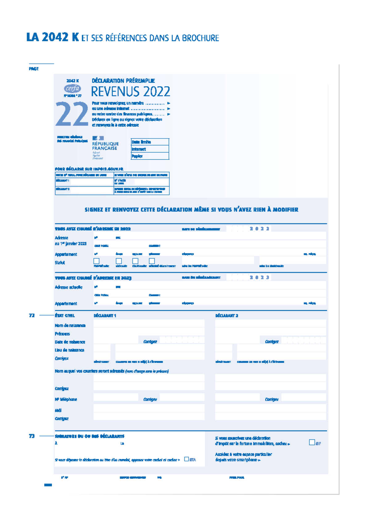 Cerfa-2042-pour-2023-sur-r-2022-specimen - LA 2042 K ET SES RÉFÉRENCES ...