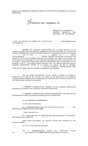 Ejemplos De Promoción Aclaración De Vista Incidente Y Apelación