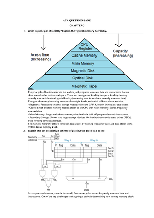 ACA-1 - None - Q1. list and explain parallel processing mechanism in ...