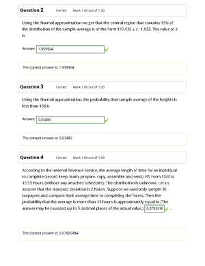 MATH 1280 written assignment unit 2 - Forty randomly selected students ...