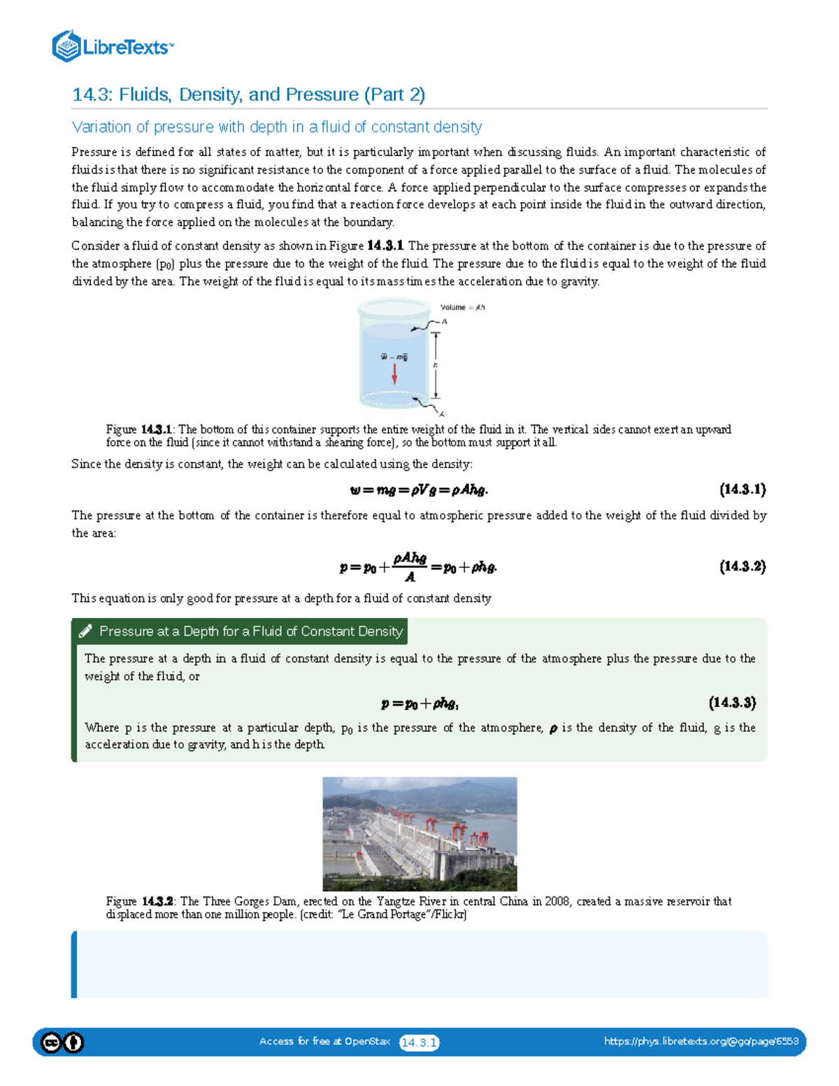 14 - NOTES TO LOOK - 14: Fluids, Density, and Pressure (Part 2 ...