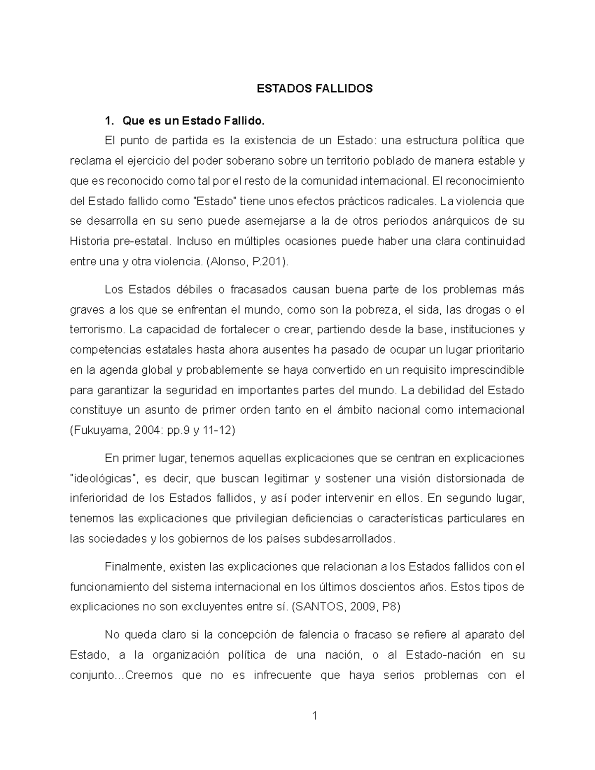 Características y Consecuencias de los Estados Fallidos: Análisis ...