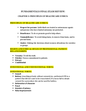 ATI RN Fundamentals Nursing Proctored Exam Study Guide 2025 - 70 Qs ...