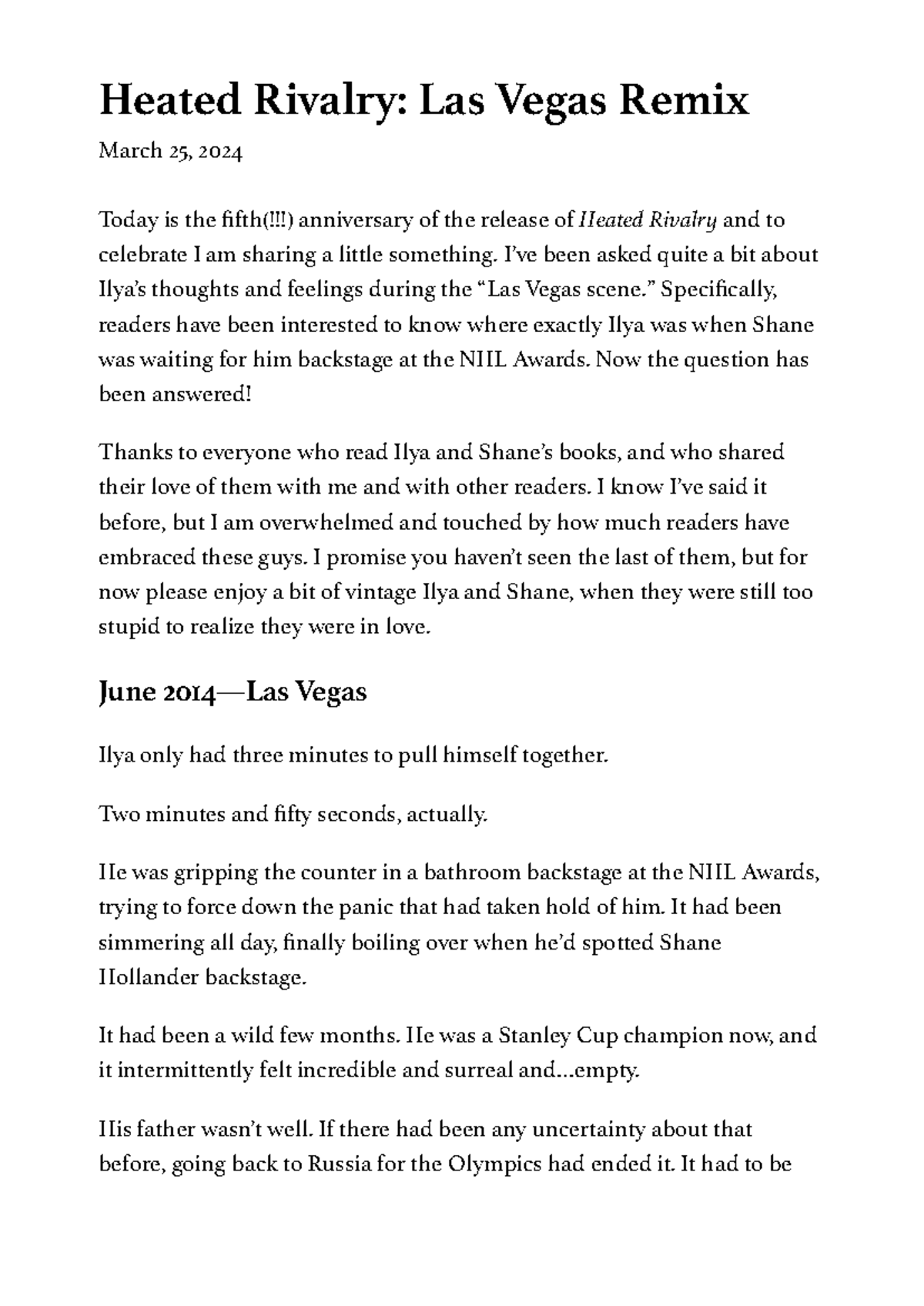 Game Changers #2.4: Las Vegas Remix - Ilya & Shane's Backstage ...