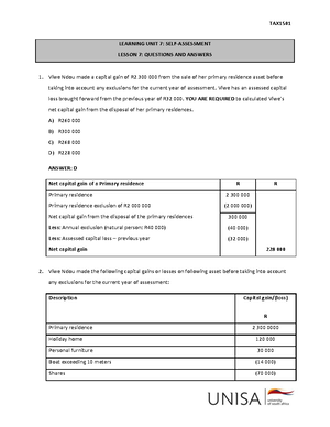 [Solved] What is an ITA34 used for Select one a Notice of assessment b ...