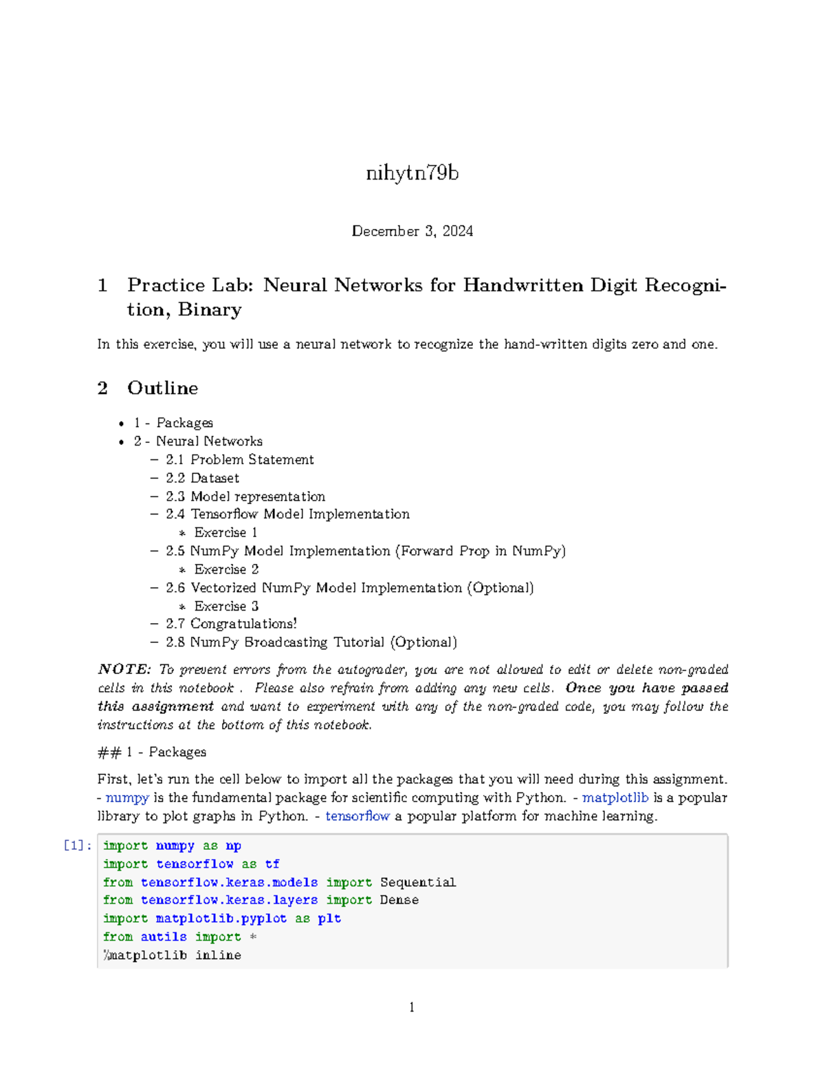 C2 W1 Assignment - máy học - nihytn79b December 3, 2024 1 Practice Lab ...