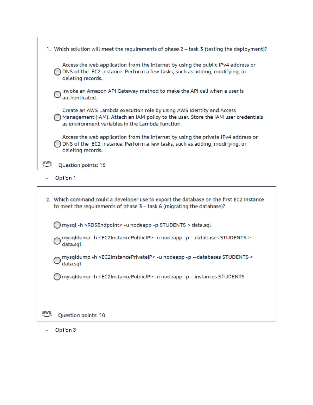 Final Exam Study Guide: Building a Highly Available & Scalable Web App ...