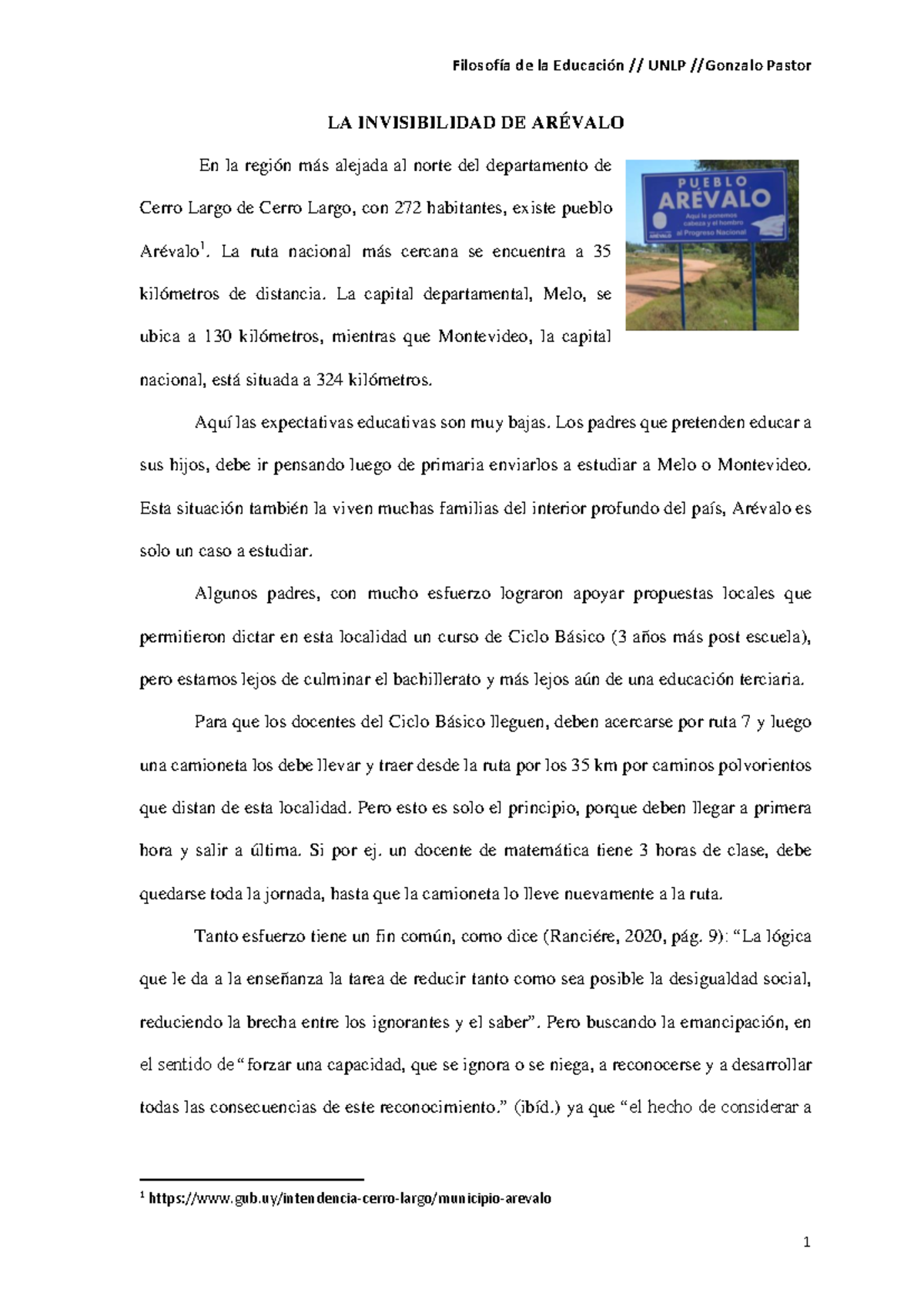 Filosofía de la Educación UNLP: Desigualdad y Educación en Arévalo ...