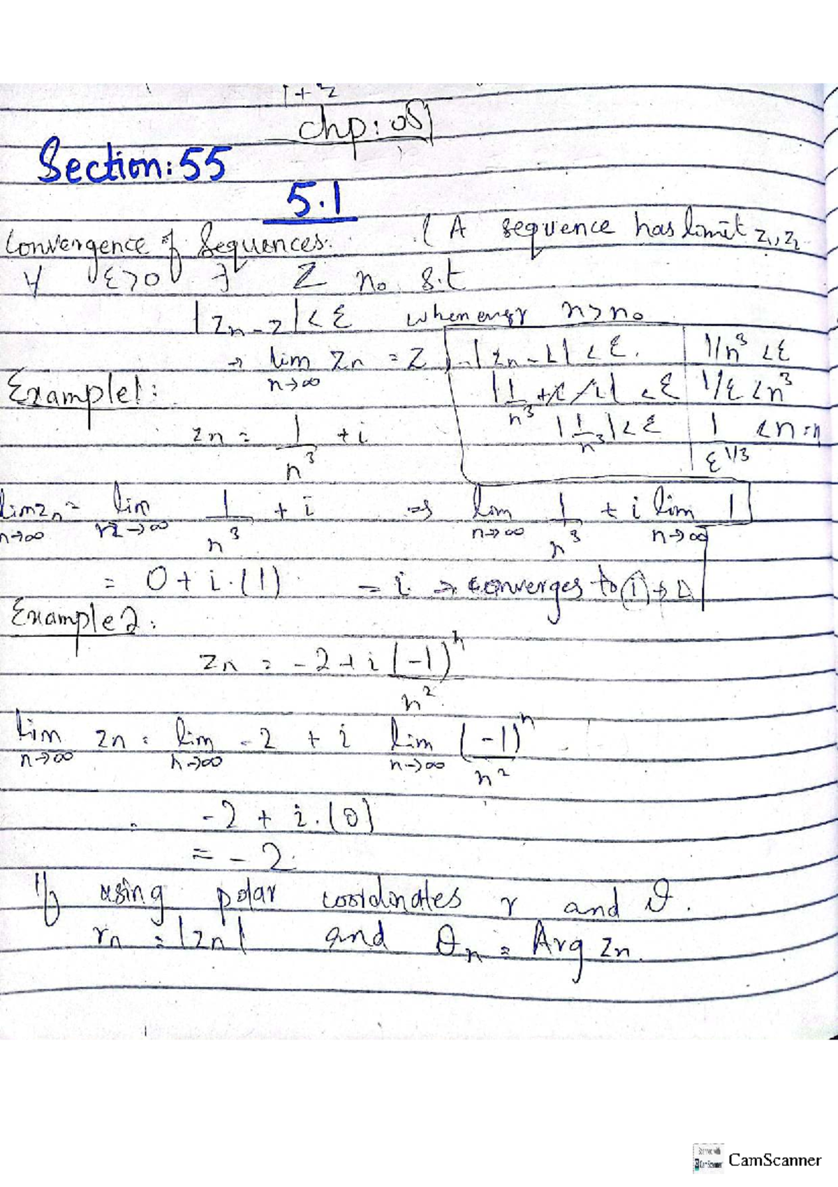 Complex Analysis: Section 55 - Convergence of Sequences and Taylor ...
