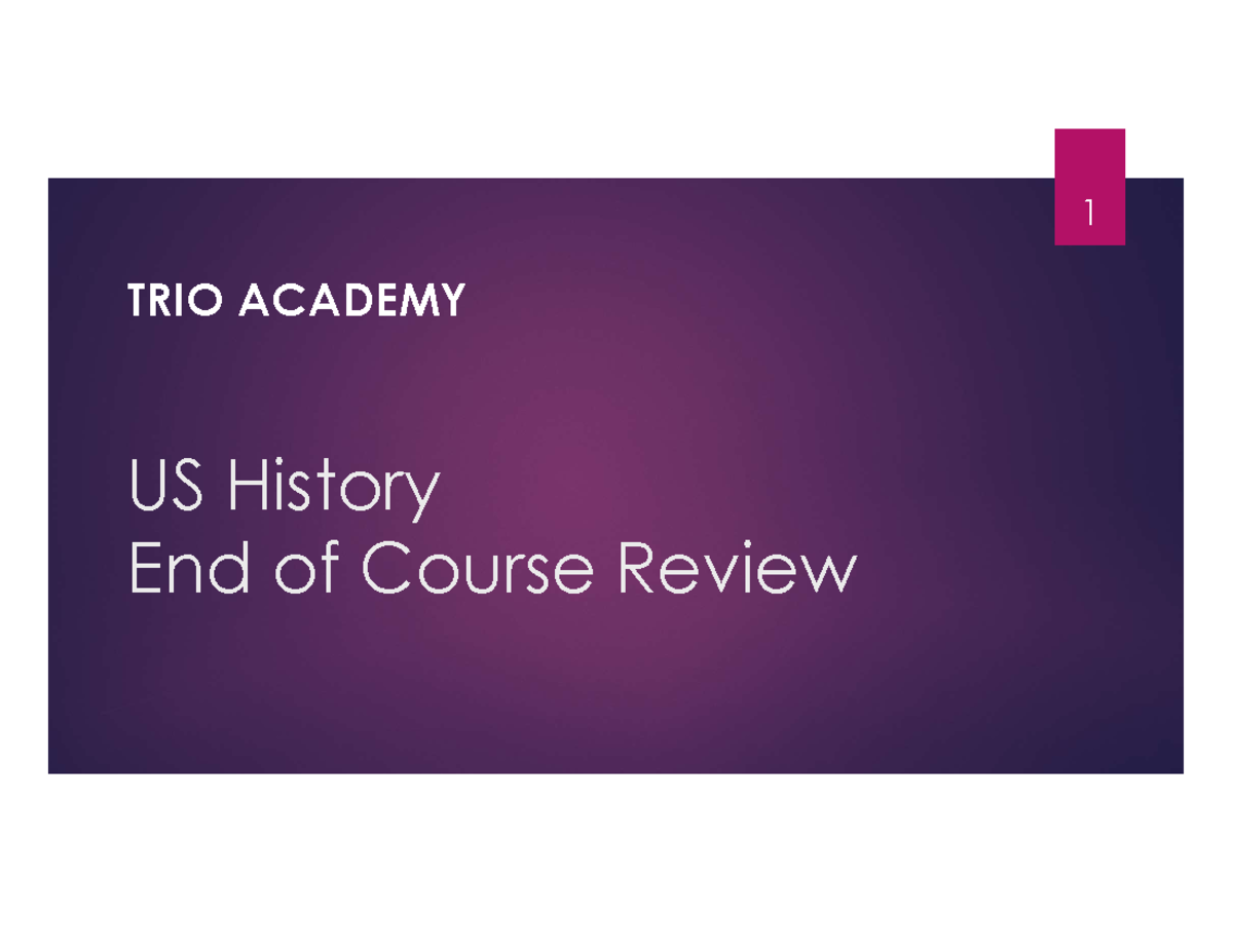 US History Review Sheet: Focus on the Progressive Era (Part I) - Studocu