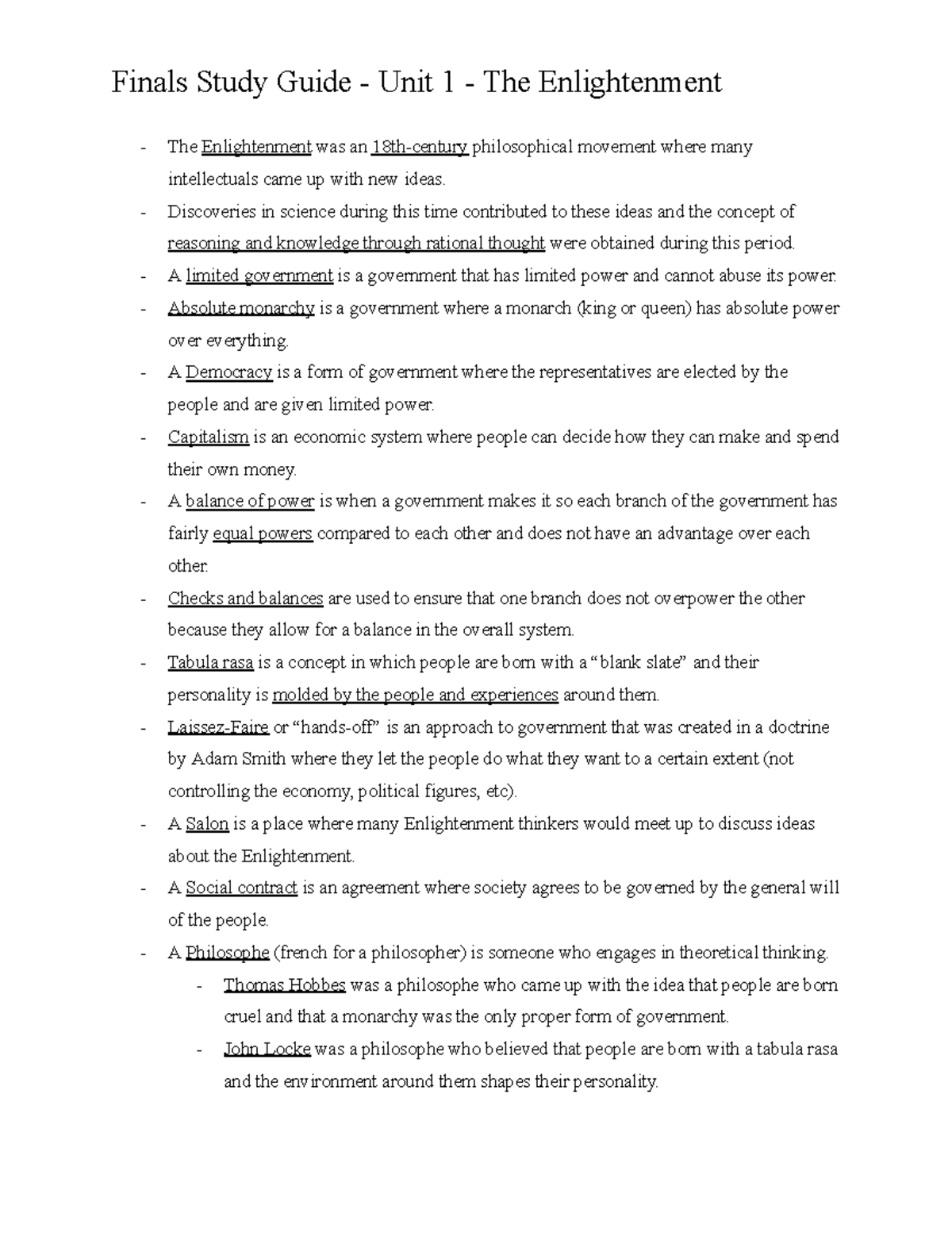 Final Exam Study Guide: World History Overview & Key Concepts - Studocu