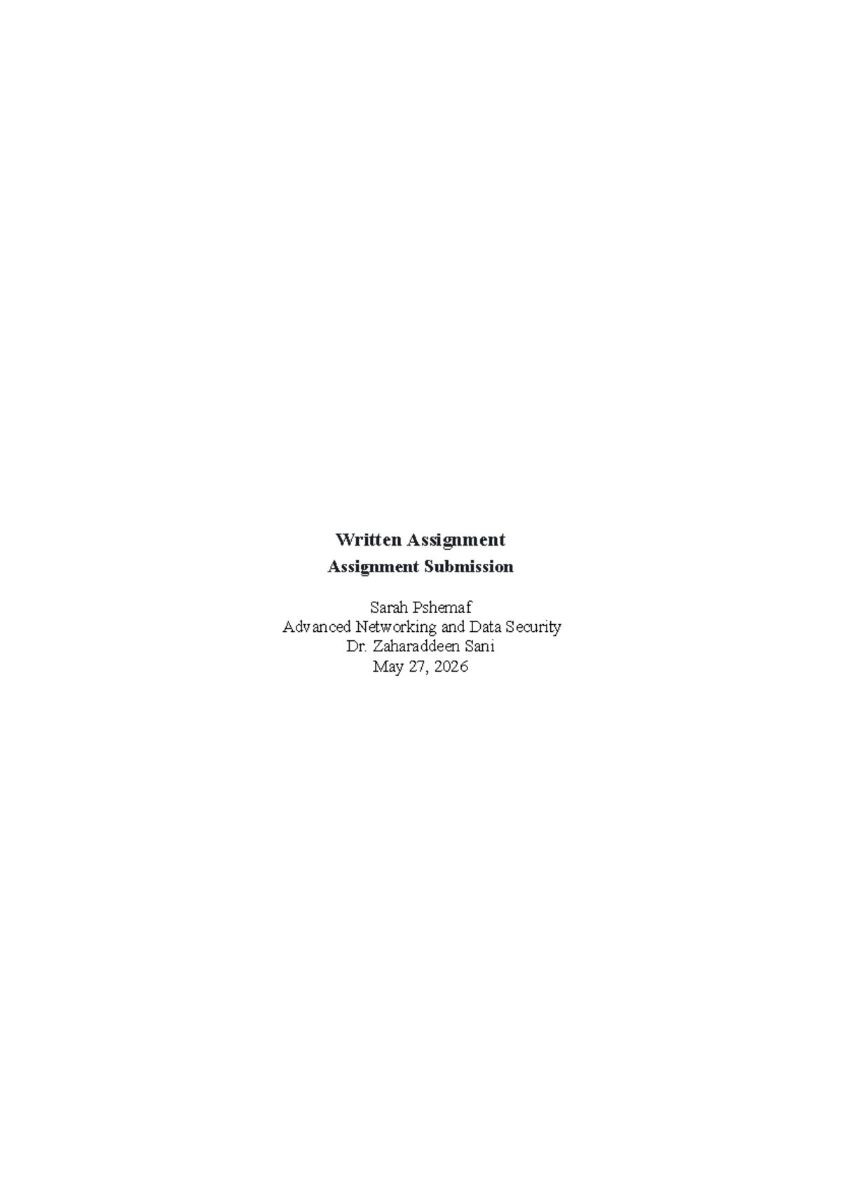 Unit 7 Written Assignment: Securing Financial WANs with Encryption ...