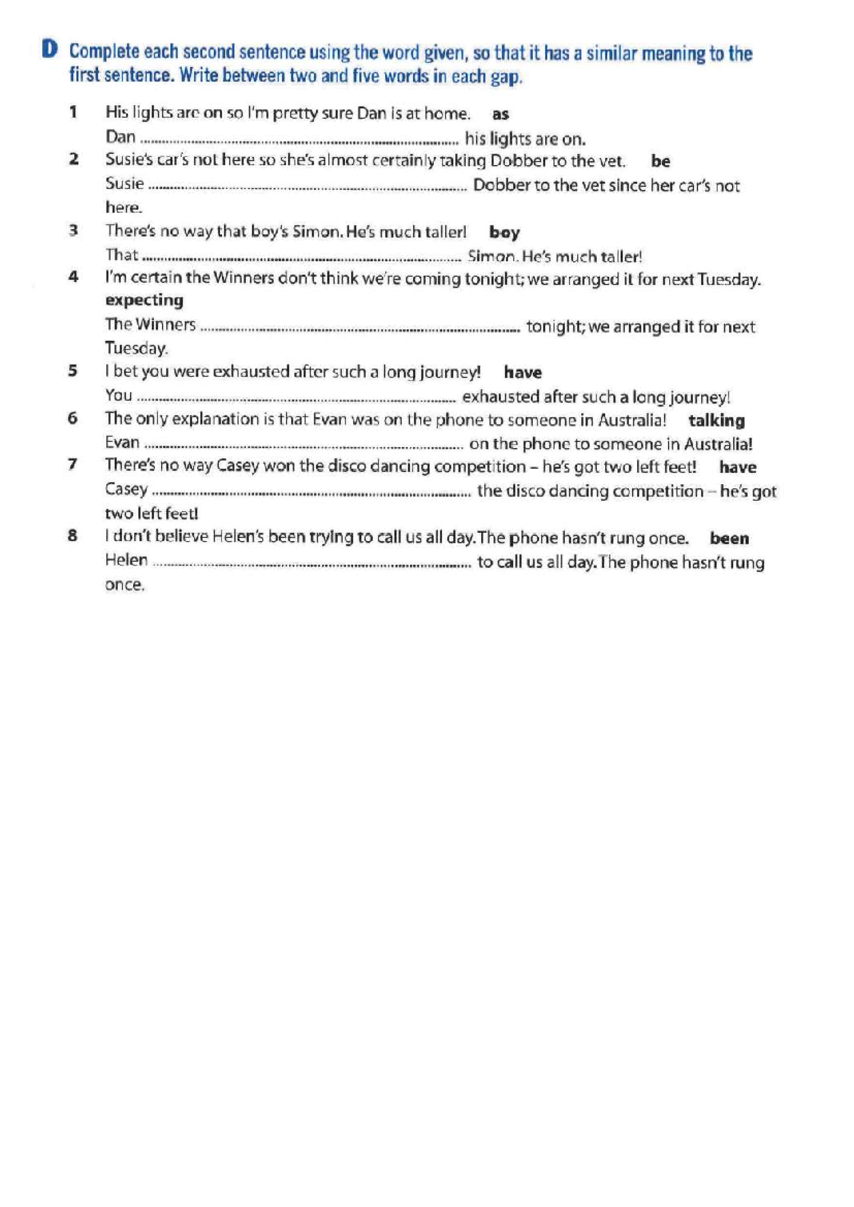 Modals of Speculation: Extra Practice Exercises - Studocu