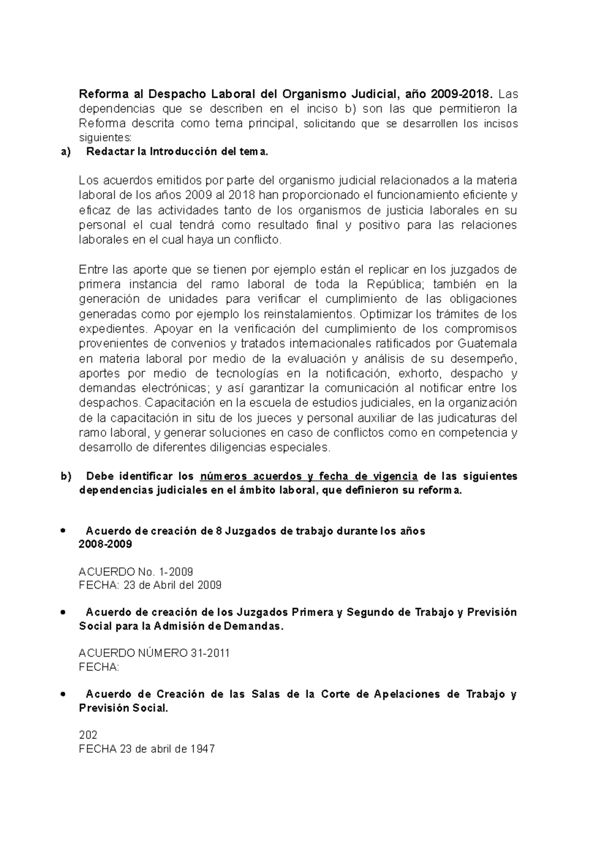 Demanda Laboral Modelo - JUICIO ORDINARIO LABORAL ___________. SEÑOR ...