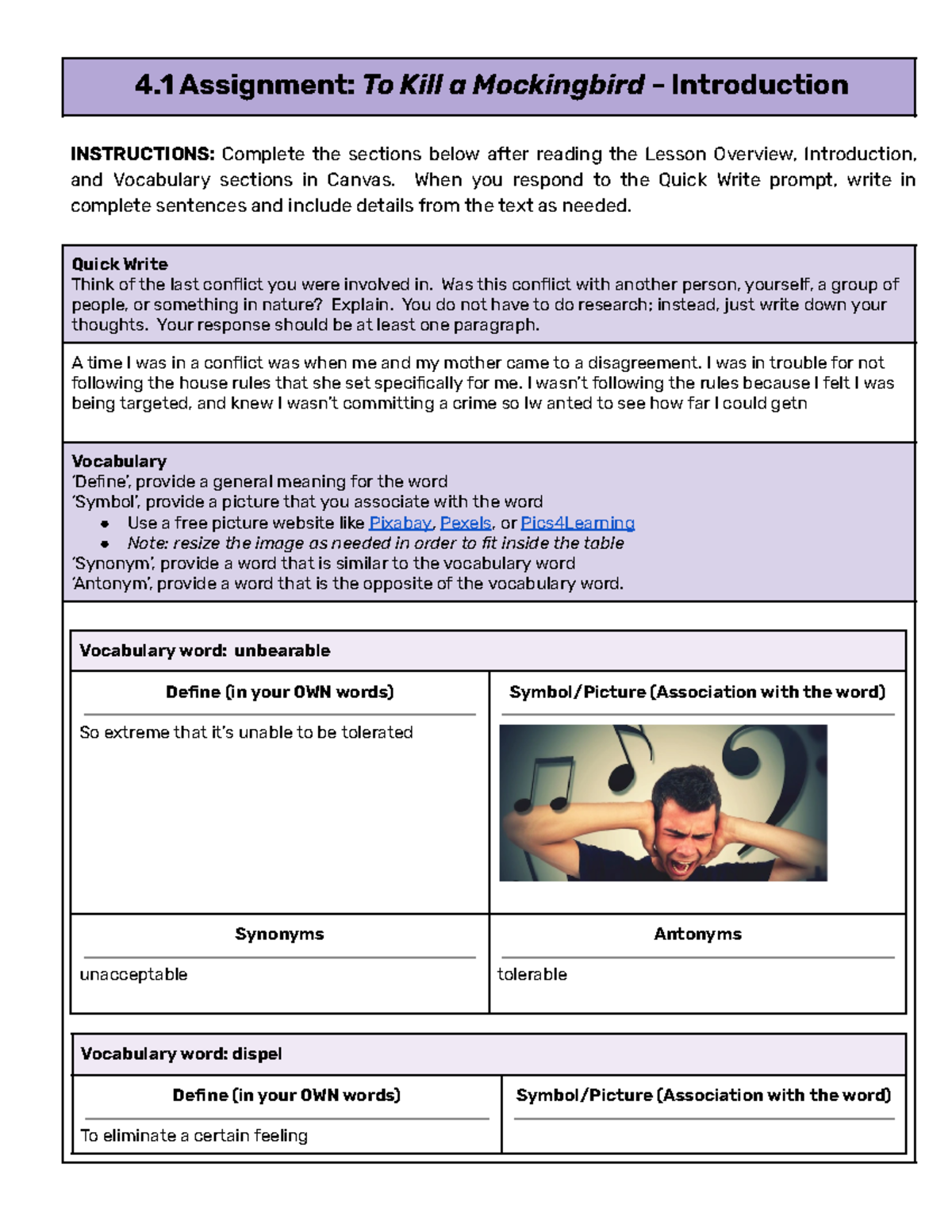 E9 - S1 - TKAM - M4 - L4.1 - Assignment Introduction - 4 Assignment: To ...