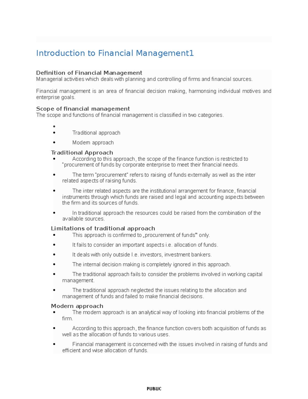 The functions of Financial Manager are discussed below - Introduction ...