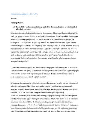 Exphil 03 argumenterende tekst - Kandidatnummer: 4864 EXPHIL03 Antall ord: Oppgavetekst: Drøft ...