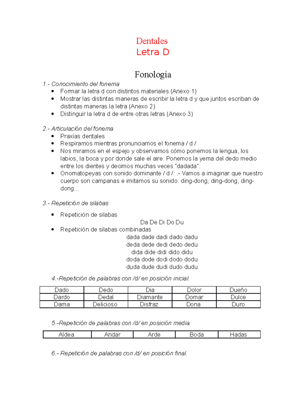 Dentales - Actividades de REFUERZO para trabajar fonemas bilabiales ...