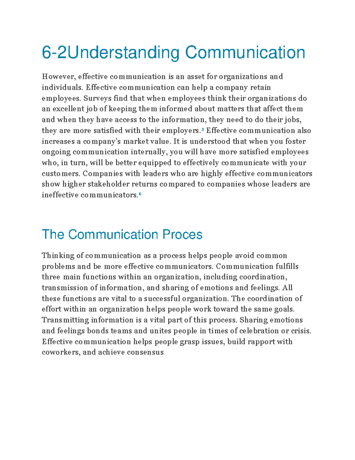 BUS210 Chapter 6 Communication Strategies and Insights - Studocu