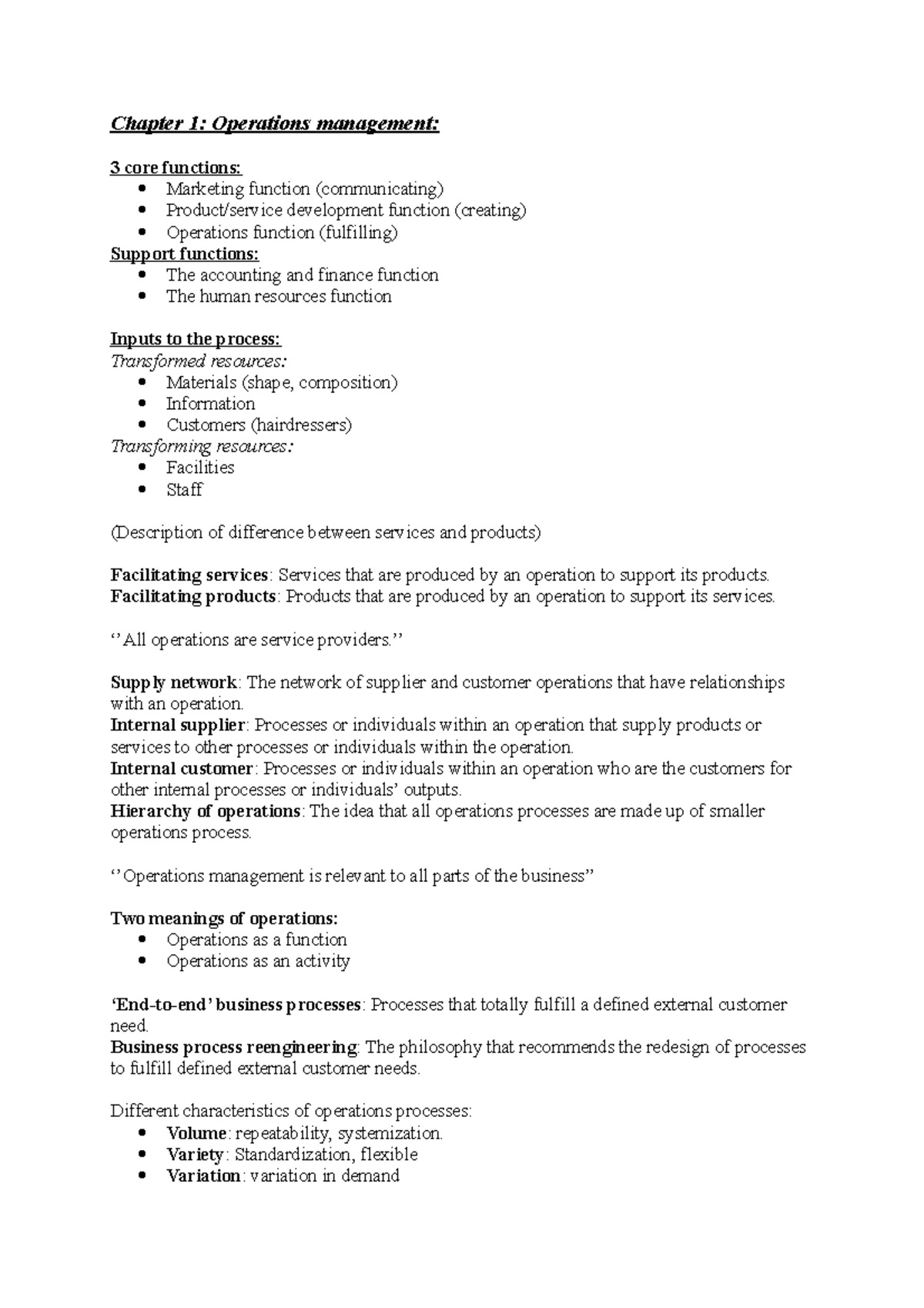 CHAP 1-1 - business notes for grade 10 based on the organisational ...