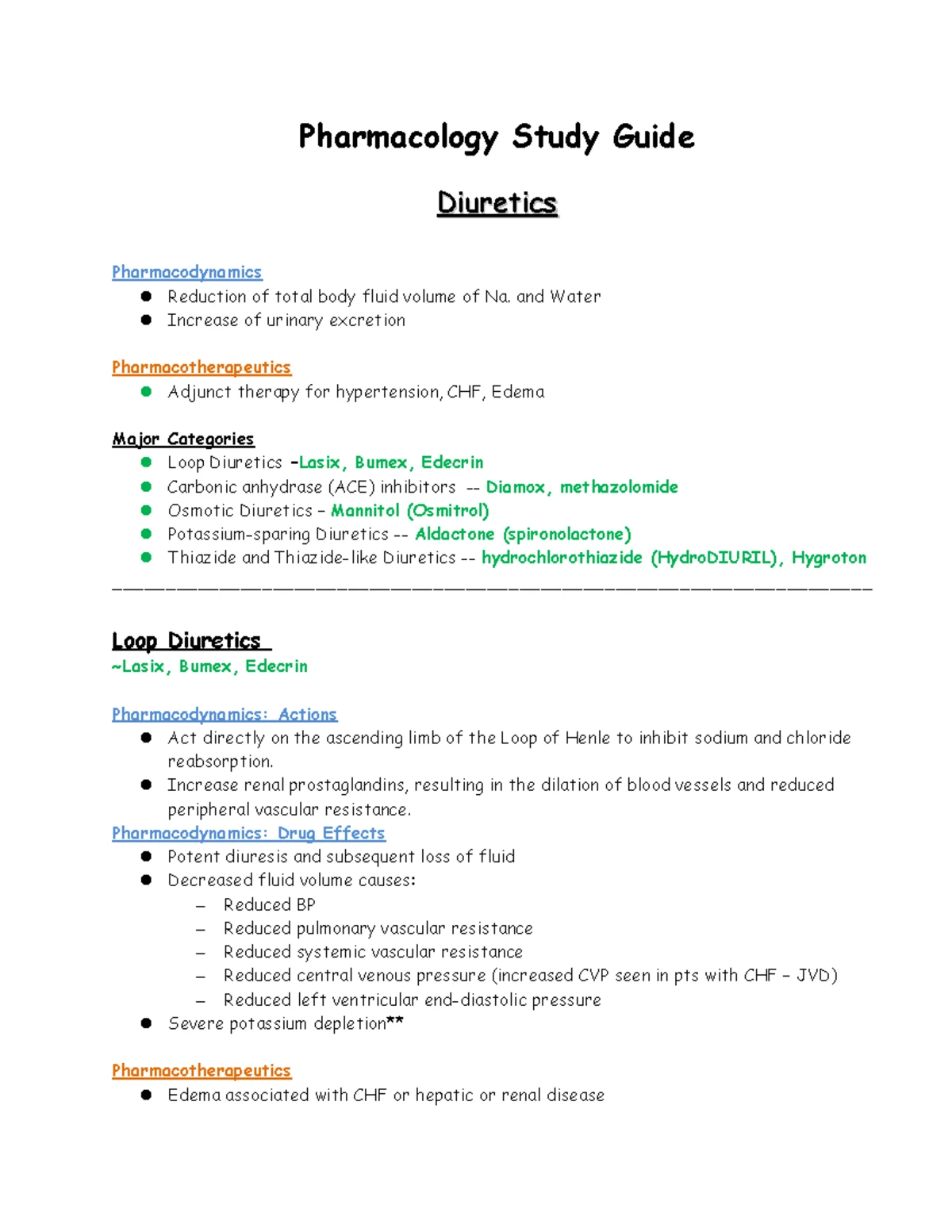 1 Final Exam Study Guide: GI & Pharmacology Insights - Studocu