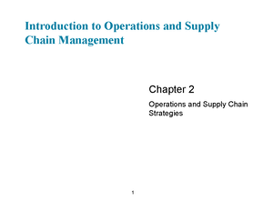 BUS343: Ch. 1 - Introduction to Operations and Supply Chain Management ...