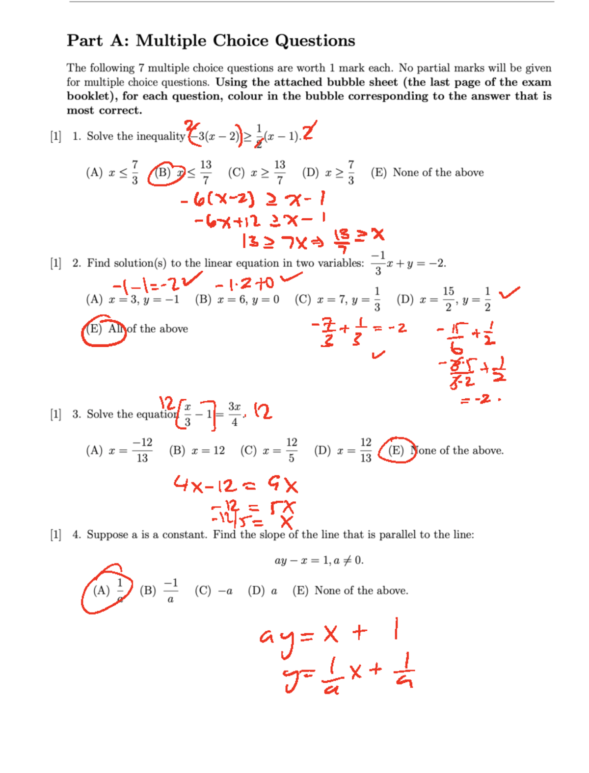 Test 1A SK - MATHS Notes & Formulas Breakdown - Studocu