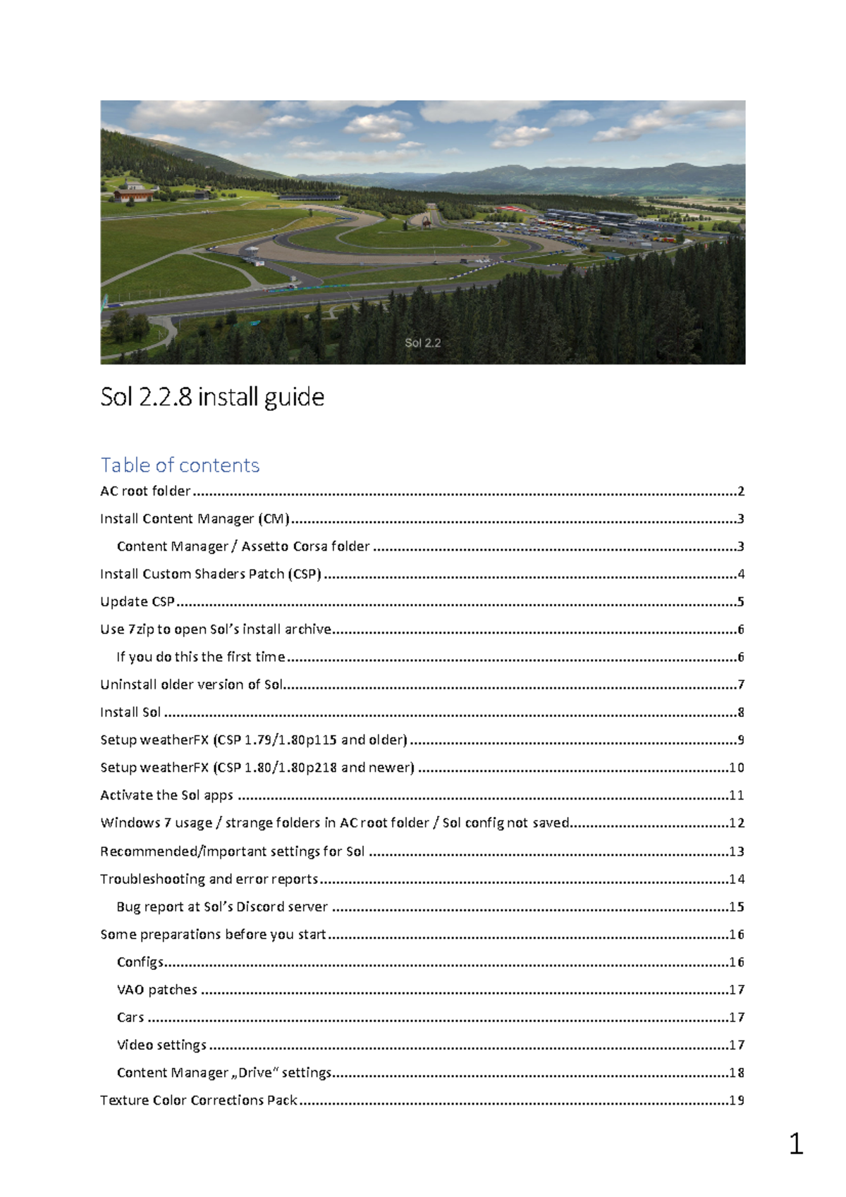 Sol 2.2.8 install guide - Sol 2.2 install guide AC root folder - Studocu