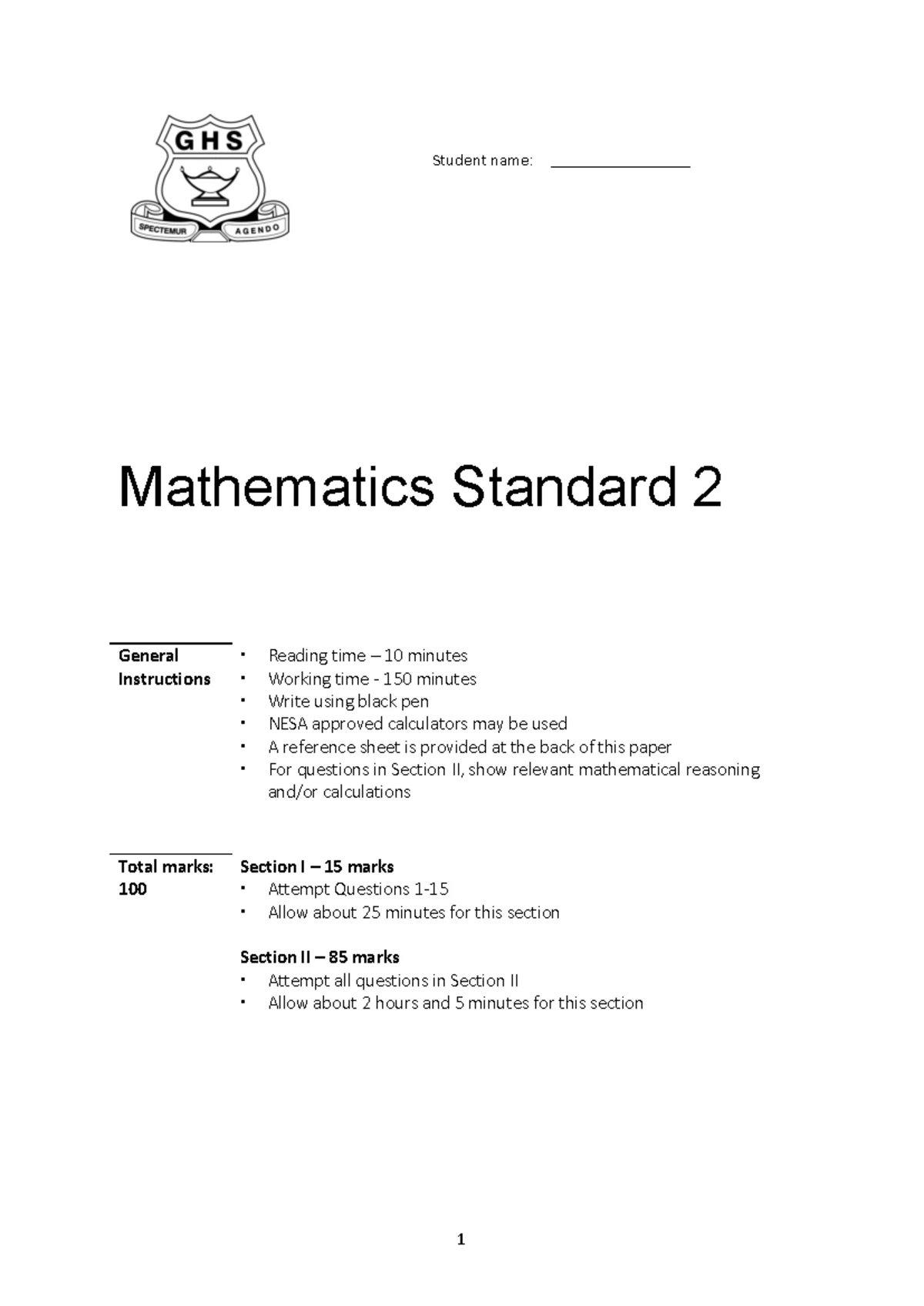 Mathematics Standard 2 Algebra (Std 2) A4 Types of Relationships ...