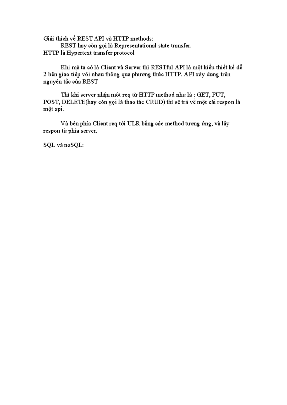 REST API & HTTP Methods: Understanding Client-Server Communication ...