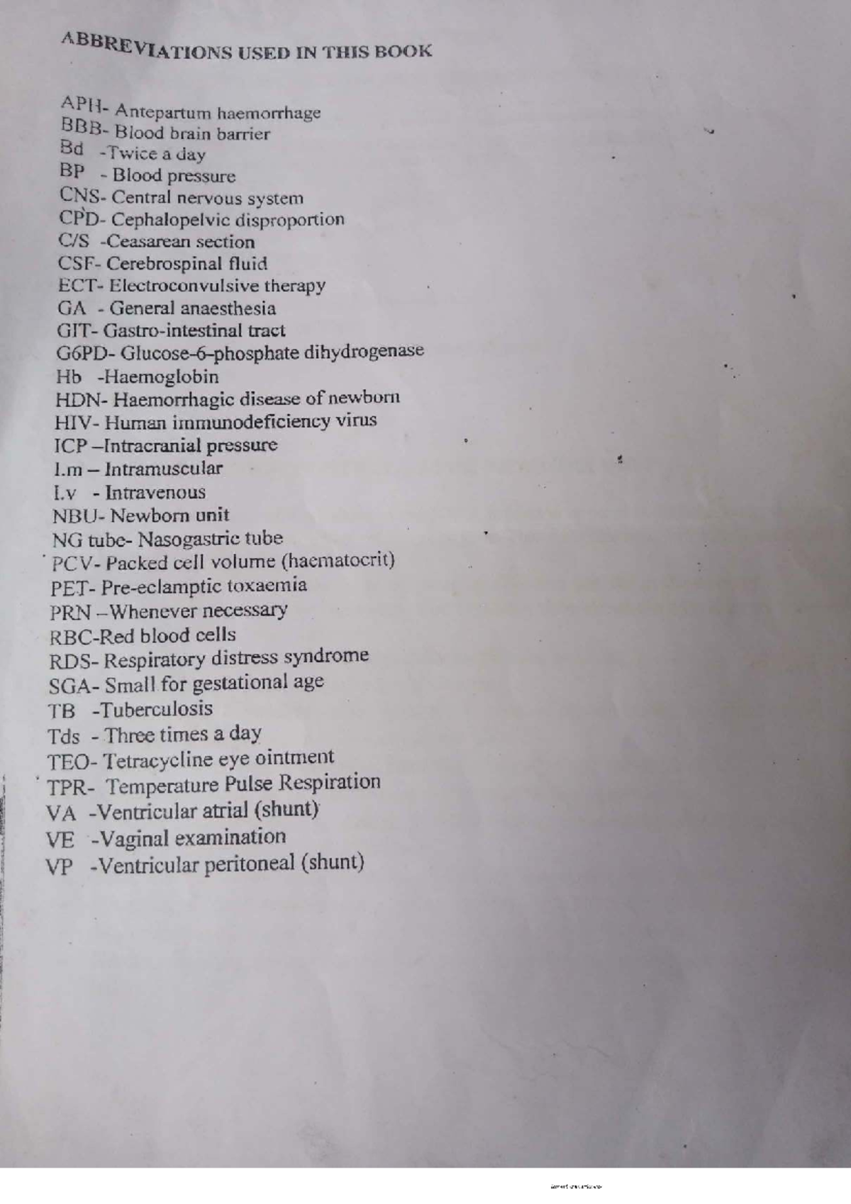 Abbreviations and Key Concepts in Neonatal Care: A Comprehensive Guide ...