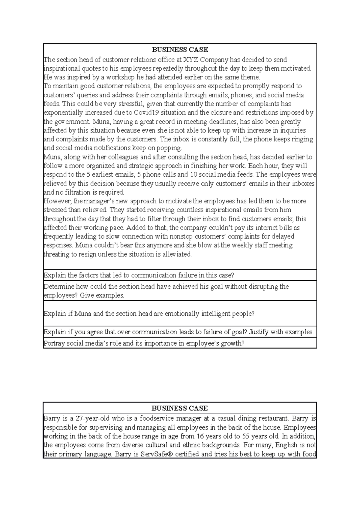 Communication Case Studies: Challenges & Strategies for Resolution ...