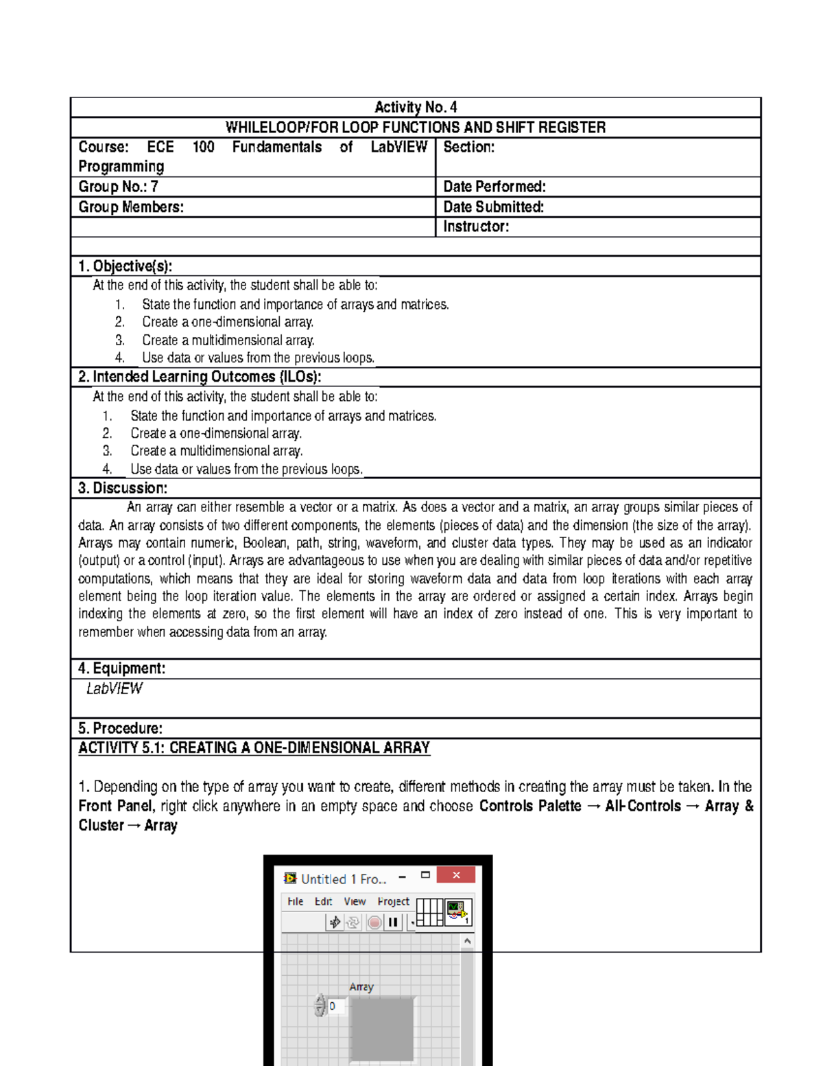 Group 7 Sa 5 Whileloopfor Loop Functions And Shift Register