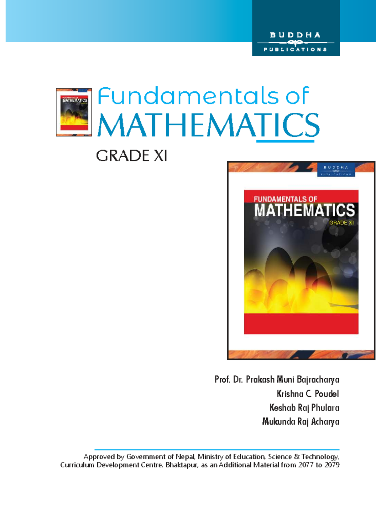 Fundamentals of Mathematics for Grade XI (MAT-101) - Comprehensive ...