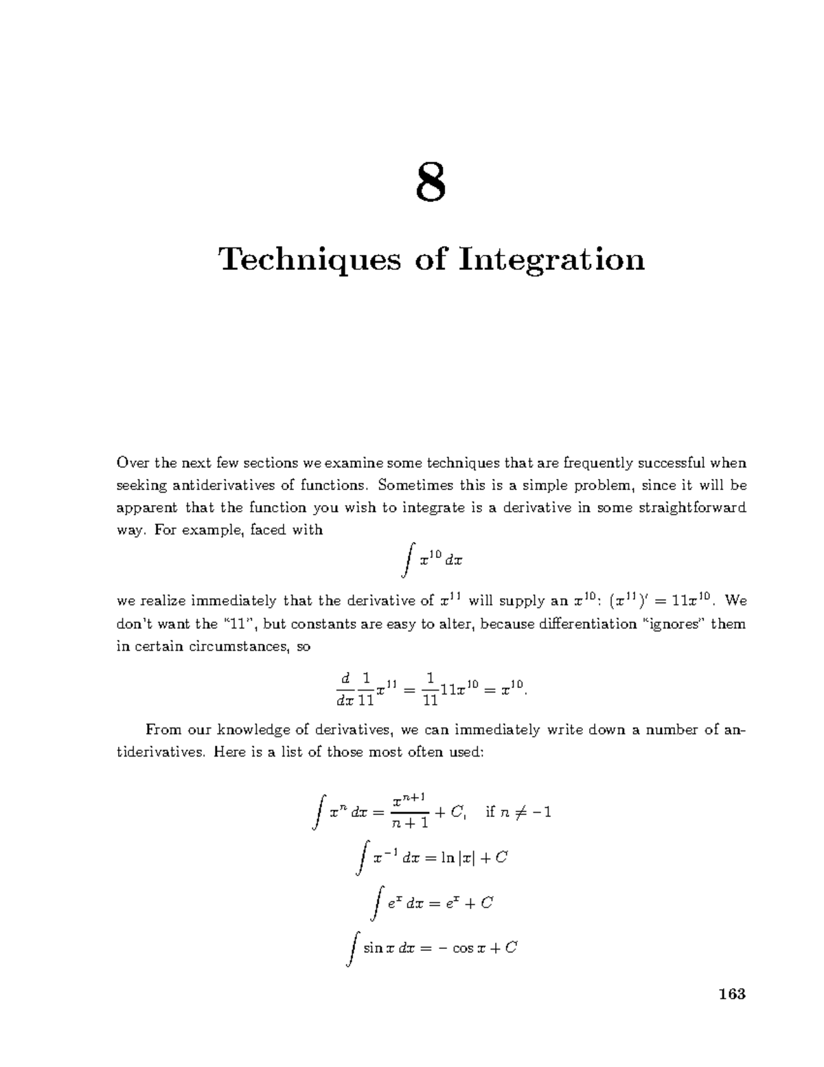 Calculus 08: Mastering Techniques of Integration and Antiderivatives ...