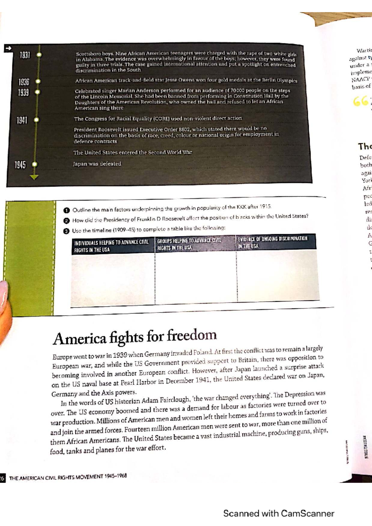 The American Civil Rights Movement: Key Events and Figures (Dallimore ...