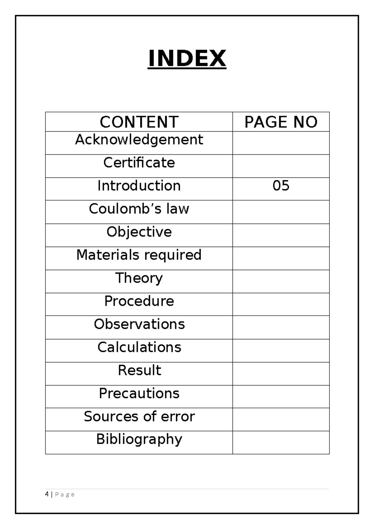 Physics Project: Electrostatics and Coulomb's Law Analysis - Studocu