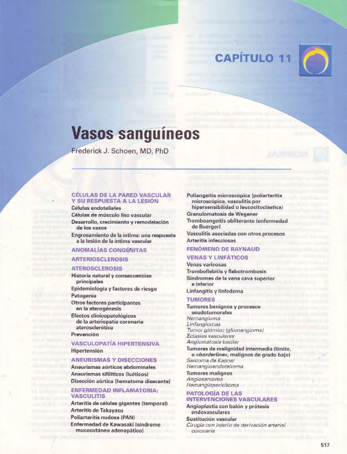 Capítulo 11-12: Patología Vascular y Aterosclerosis - Robins 7ma Ed. - Studocu