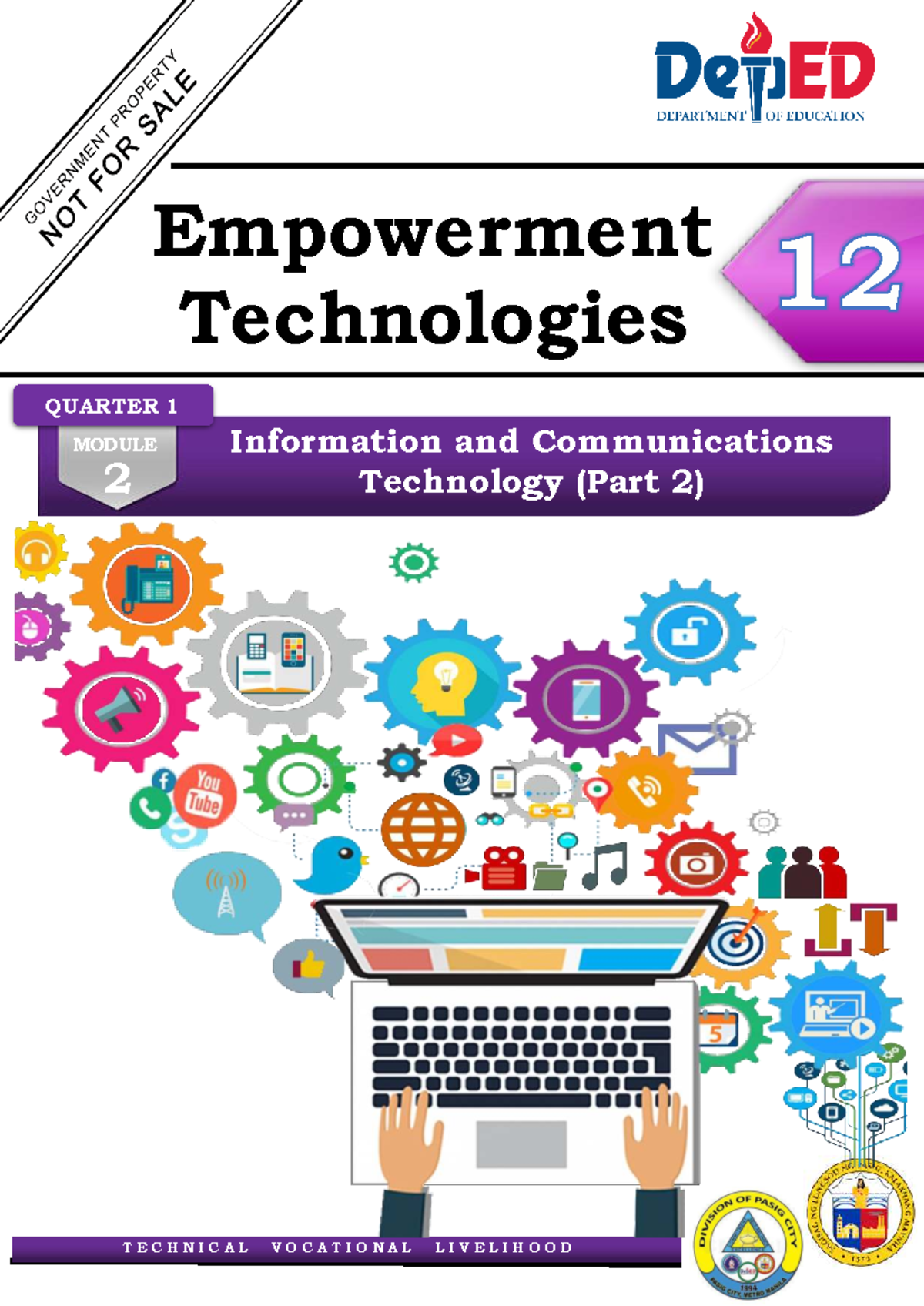 TVL Empowerment Technologies Q1 M2: ICT (Part 2) Module Guide - Studocu