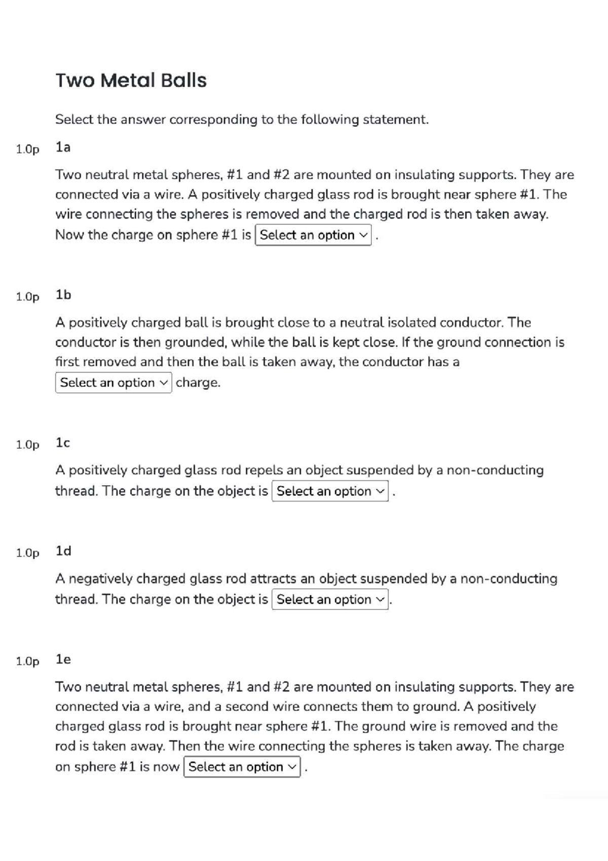 ANS1 solutions 2025%20 %20Copy - Two Metal Balls Select the answer ...