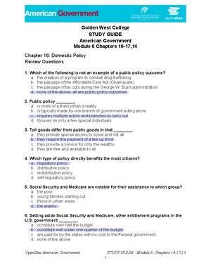 American Government Ch. 4-5 Study Guide - OpenStax American Government ...