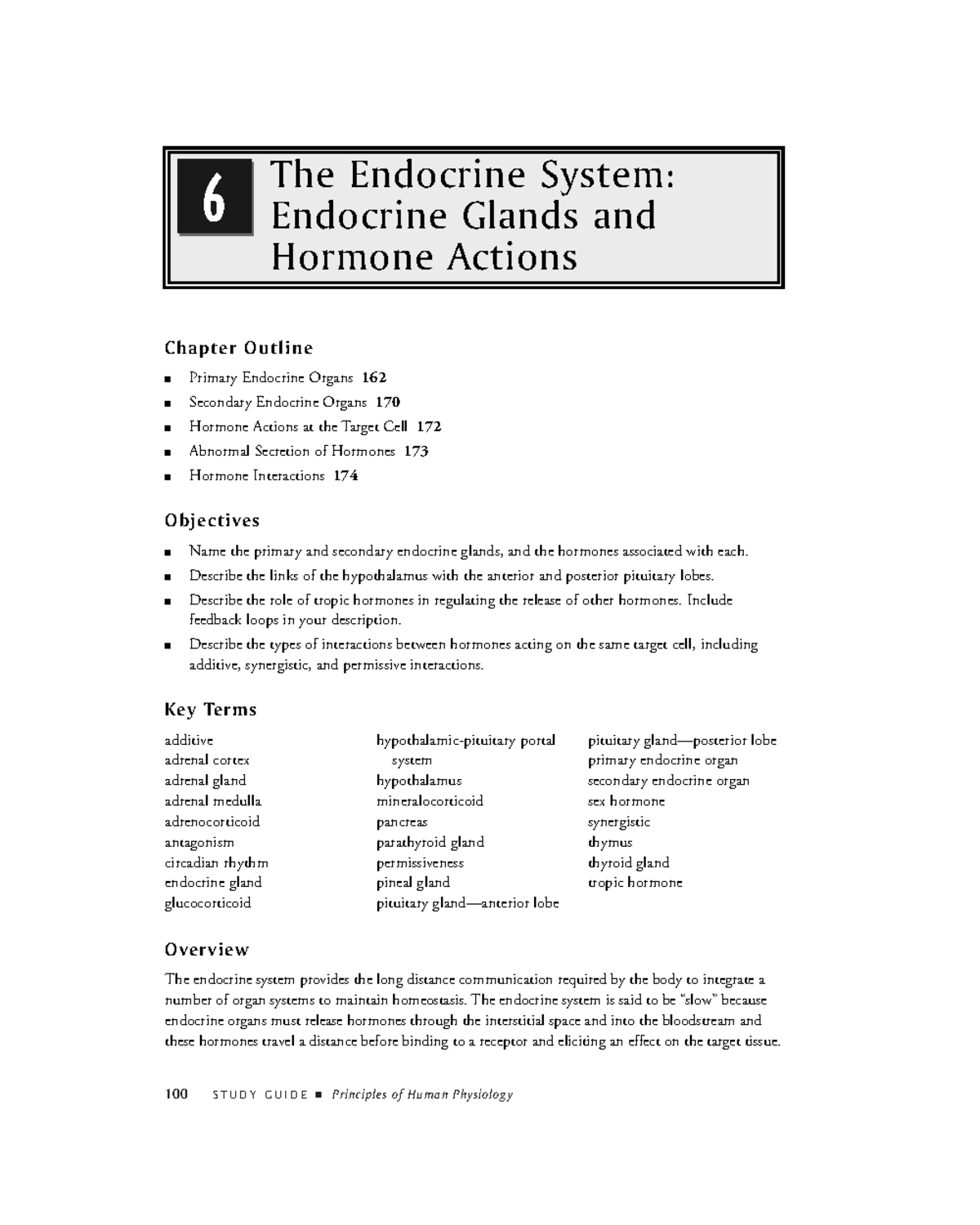 Endocrine glands hormone actions 06 100 111 fowles 2 - 100 S T U D Y G ...