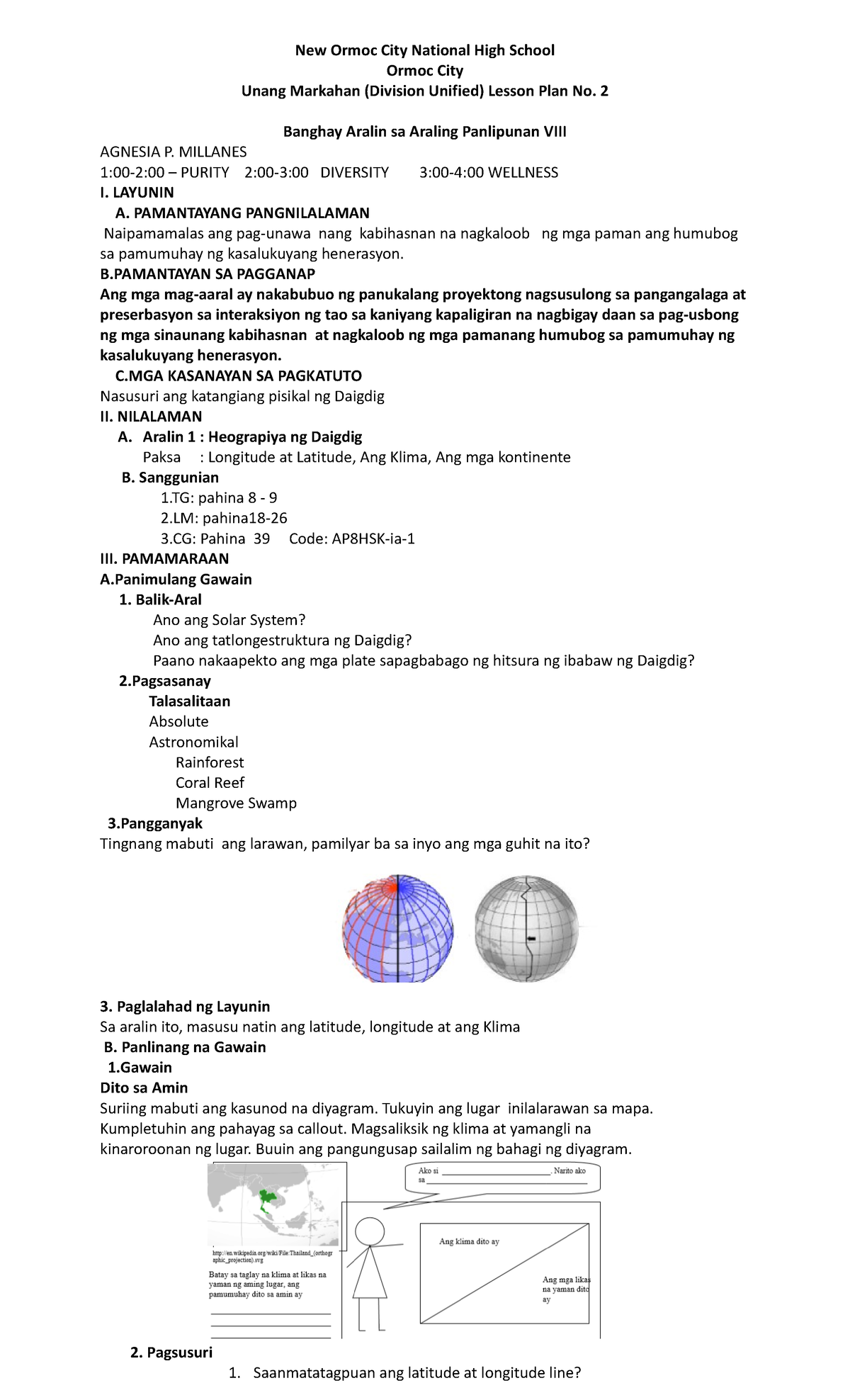 3 - DASDSA - New Ormoc City National High School Ormoc City Unang ...