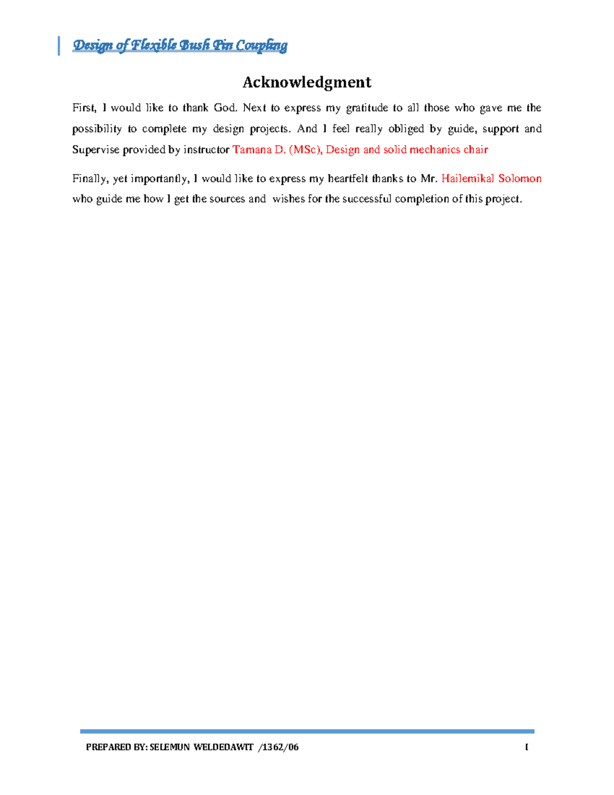 Design of Flexible Bush Pin Coupling - Mechanical Engineering Project ...